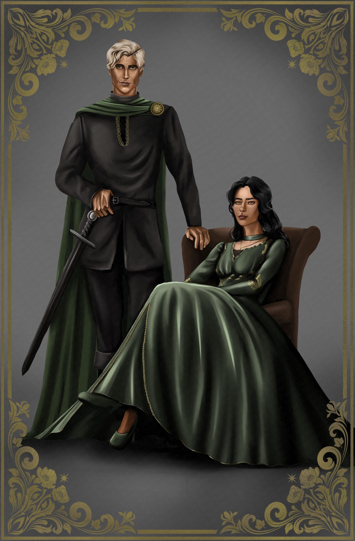 JLA Fan Art (Blood and Ash Characters) - The Blue Box Press